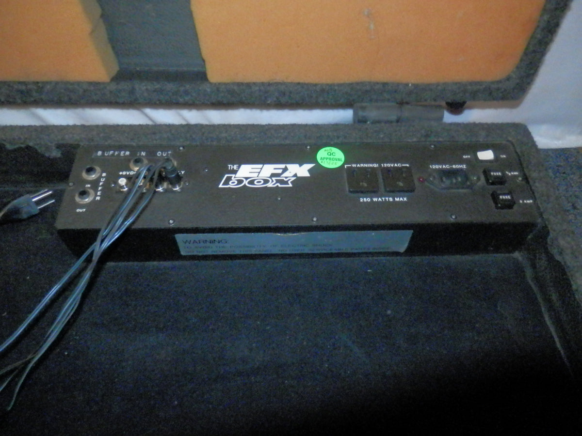 The EFX Box Pedal Power Supply with Pedalboard Case used – Al Bien's ...