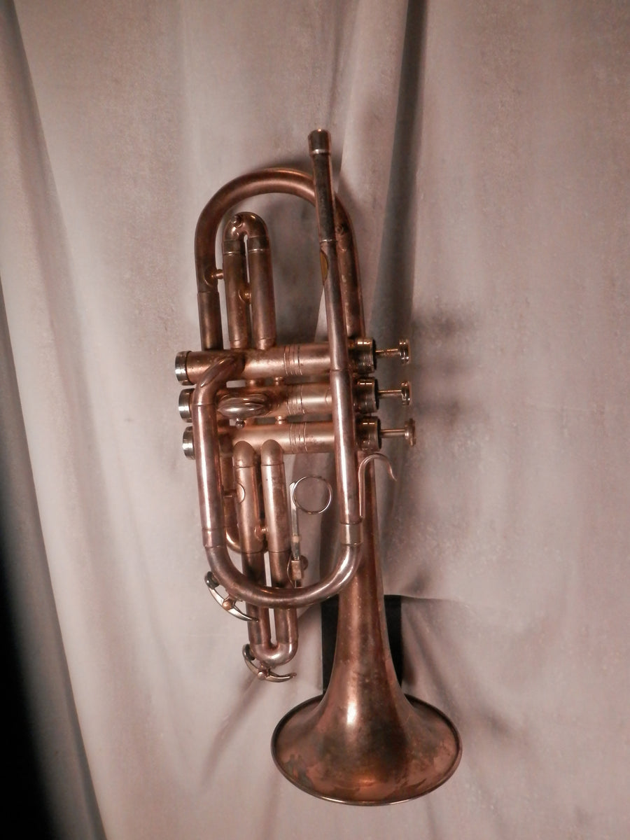 Conn Director Cornet silver vintage used coronet – Al Bien's West ...